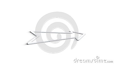 Grey Arrows Line Icon on White Background. Front View Stock Video ...