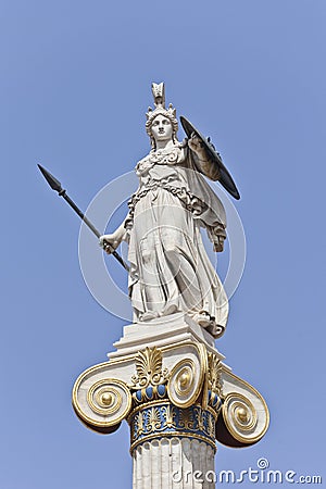 Griekse Godin Athena Stock Foto's - Afbeelding: 24184813