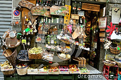 Grocery Shop In Italy Editorial Image - Image: 21201530