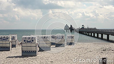 Groemitz, Germany - 05. April 2023: on the Beach of Groemitz in ...
