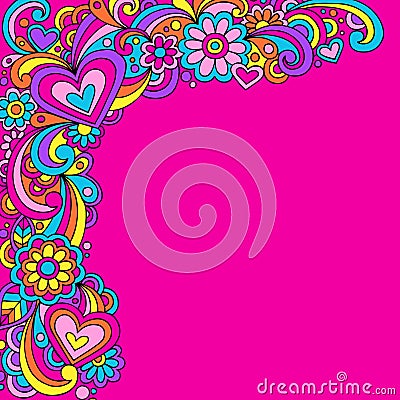 Groovy Psychedelic Doodles Vector Royalty Free Stock Photography ...