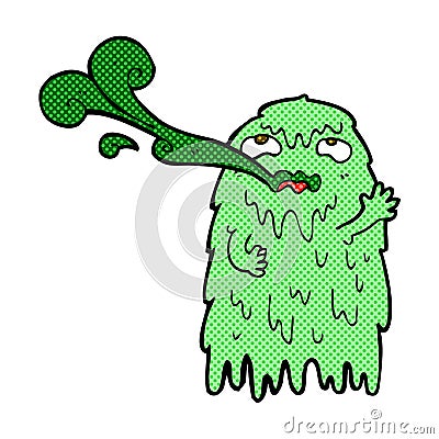 Gross Comic Cartoon Ghost Royalty-Free Stock Photography ...