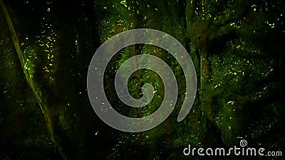 Gross Slimy Alien Wall in the Dark Stock Video - Video of surface ...