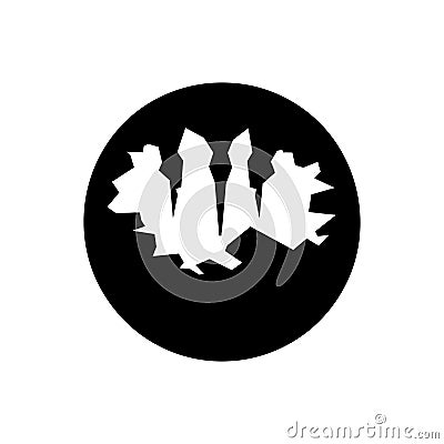 Ground Sinkhole Icon Vector Illustration | CartoonDealer.com #297319268