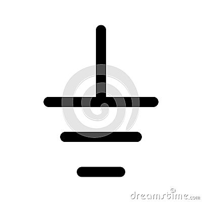 Grounding Icon Connection Electrical Ground, Grounding Protection ...