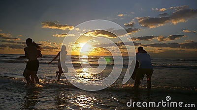 Group Of People During Sunset Picture. Image: 83015169