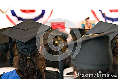 Graduation caps stock image. Image of graduation, school - 999405