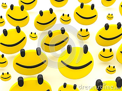 Group Of Smileys Stock Illustration | CartoonDealer.com #13189600