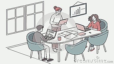 Group Study Session Collaborative Learning And Educational Teamwork ...