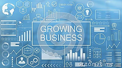 Growing Business Charts stock video footage. Video of investment - 35100275