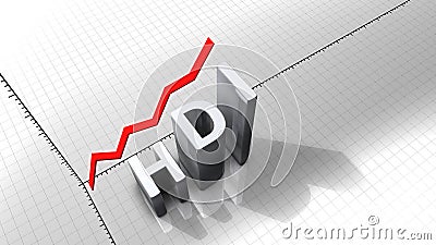 Growing Chart, HDI(Human Development Index) Stock Footage - Video of ...