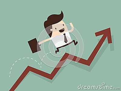 Growth Chart Cartoon Vector | CartoonDealer.com #66394539