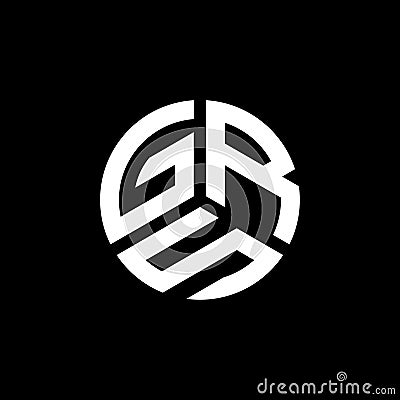 GRS Letter Logo Design On White Background. GRS Creative Initials ...