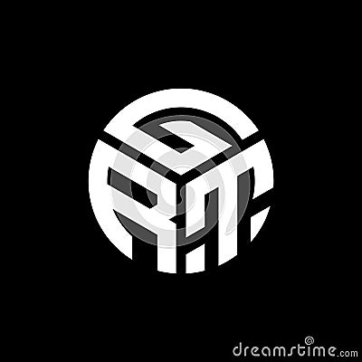 GRT Letter Logo Design On Black Background. GRT Creative Initials ...