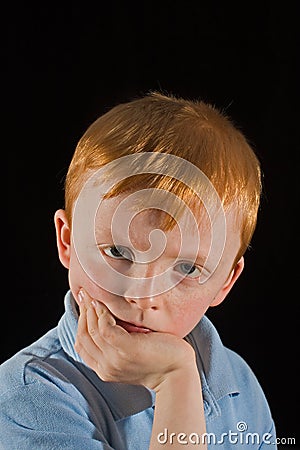 Grumpy Kid Royalty Free Stock Image - Image: 8448866