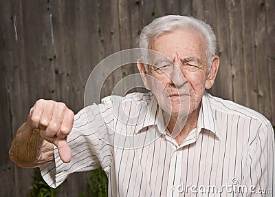 Grumpy Old Man Royalty Free Stock Photos - Image: 29232678