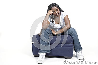 Grumpy Teen Girl Royalty-Free Stock Photography | CartoonDealer.com #756239