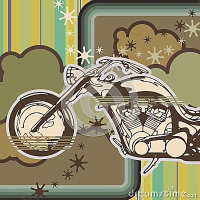 Grunge Motorcycle Background Royalty-Free Stock Photography ...