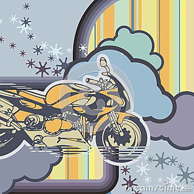 Grunge Motorcycle Background Royalty-Free Stock Photography ...