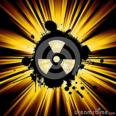 Grunge Nuke Sign Royalty Free Stock Image - Image: 17791876