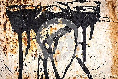 Grunge Retro Rusty Metal Texture Or Background Stock Photo ...