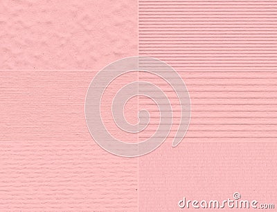 Grupo De Texturas Delicadas Cor-de-rosa Ilustração Stock - Imagem: 40567496