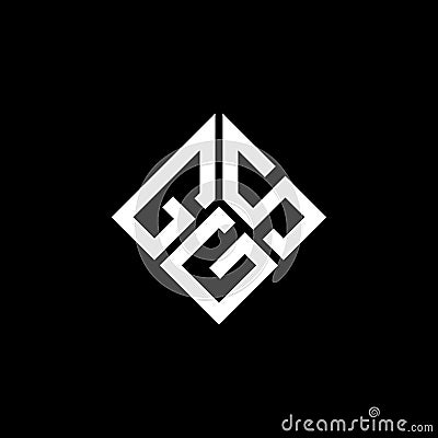 GSG Letter Logo Design On Black Background. GSG Creative Initials ...