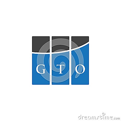 GTO Letter Logo Design On WHITE Background. GTO Creative Initials ...