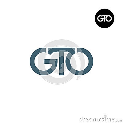GTO Logo Letter Monogram Design Vector Illustration | CartoonDealer.com ...