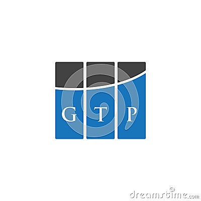 GTP Letter Logo Design On WHITE Background. GTP Creative Initials ...