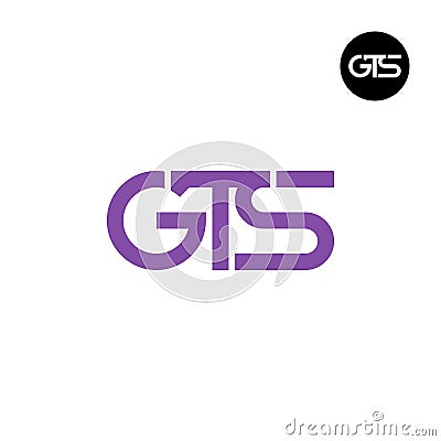 GTS Logo Letter Monogram Design Vector Illustration | CartoonDealer.com ...