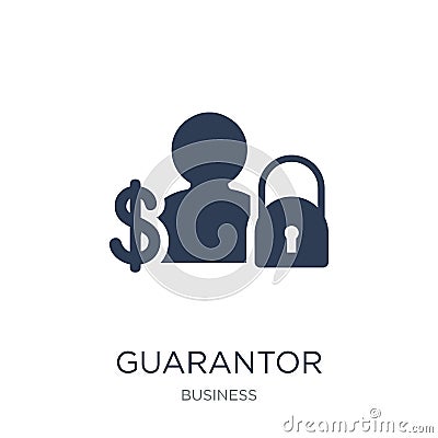 Guarantor Icon. Trendy Flat Vector Guarantor Icon On White Background ...