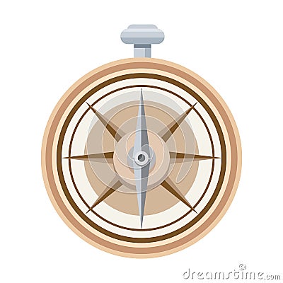 Guide Compass Device Vector Illustration | CartoonDealer.com #228440098