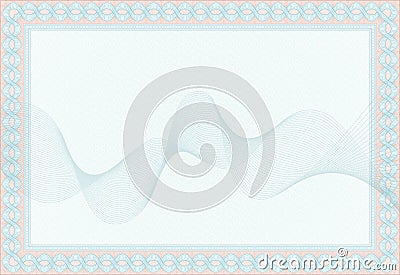 Guilloche Background Texture. For Certificate, Voucher, Banknote ...