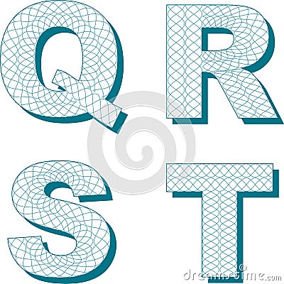 Guilloche Font Stock Illustrations – 128 Guilloche Font Stock ...