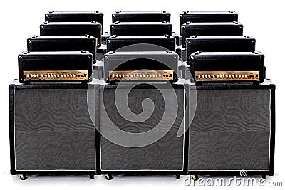 Guitar Amp Group Stock Photo - Image: 48682109