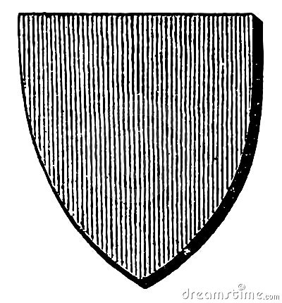 Gules Shield Is A Heraldic Shield With A Red Surface Vintage Engraving ...