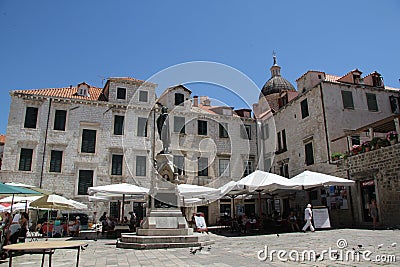 Gundulic Square Dubrovnik Croatia Editorial Photography - Image: 27025357
