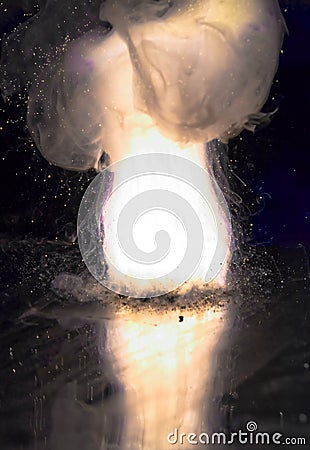Gunpowder Explosion Stock Photography - Image: 12377042