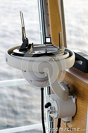 Gyro Compass Repeater With Azimuth Circle Royalty-Free Stock Photo ...