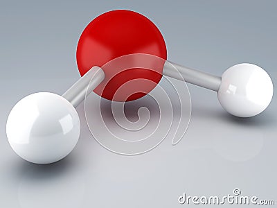 H20 Molecule 3d Royalty Free Stock Photography - Image: 37916057