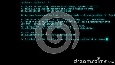 Hacker code running stock video. Video of information - 184422107