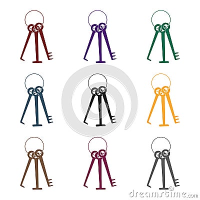 Hacker S Lockpicks Icon In Black Style Isolated On White Background ...