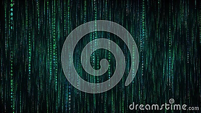 Codes and Numbers Rush Past the Futuristic Background Stock Footage ...