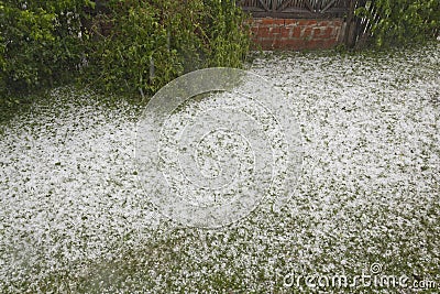 Hail Storm Disaster Royalty Free Stock Photo - Image: 24931685