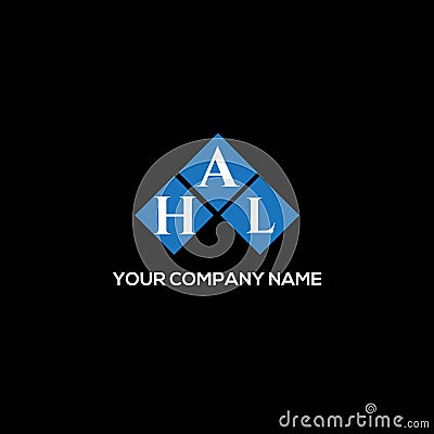HAL Letter Logo Design On BLACK Background. HAL Creative Initials ...