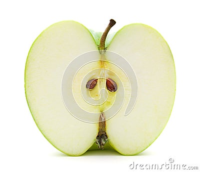 Half Of Apple Royalty Free Stock Photography - Image: 5555147