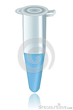 Eppendorf Tube Vector Illustration | CartoonDealer.com #39008130