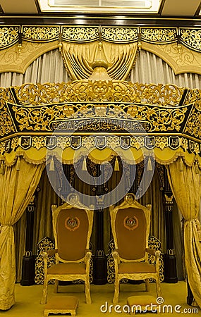 Balai Rong Seri Of Istana Negara, Royal Museum, Malaysia. Editorial ...
