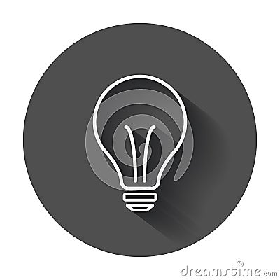 Halogen Lightbulb Icon. Vector Illustration | CartoonDealer.com #93123610